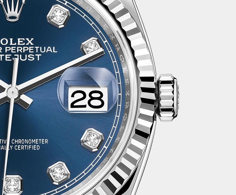 Rolex Datejust 36, WG/SS, Ref# 126234-0038, Unworn Watch, Complete For ...