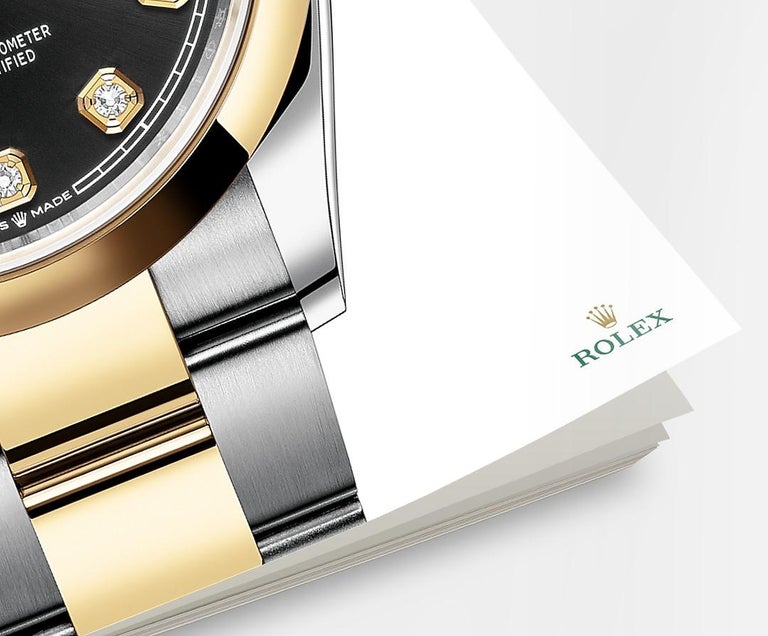 Rolex Datejust 36, YG/SS, Ref# 126203-0022, Unworn Watch, Complete For ...