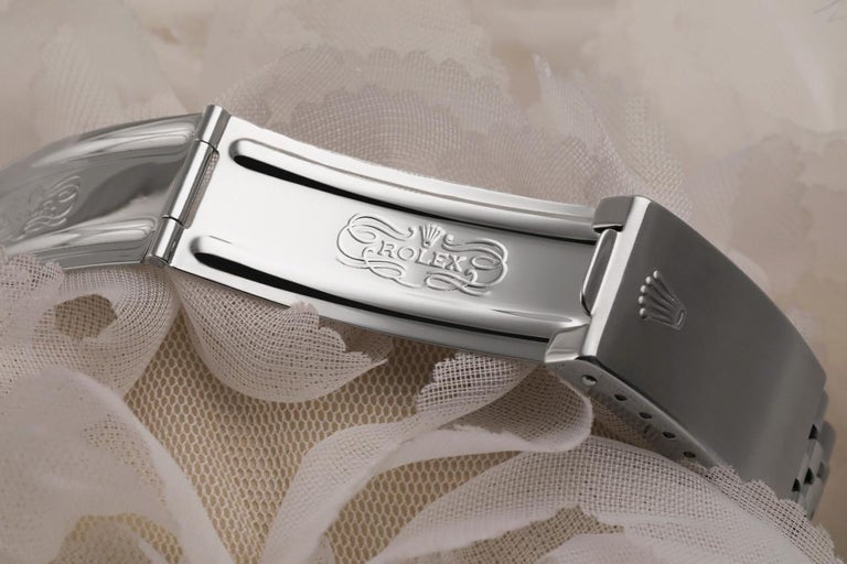 Rolex Datejust Ice Blue Dial with Baguette and Round Diamond Dial Watch ...