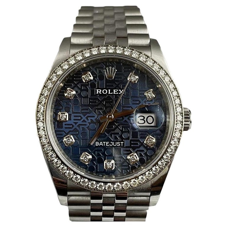 Rolex Datejust in Stainless Steel with Anniversary Diamond Dial and ...
