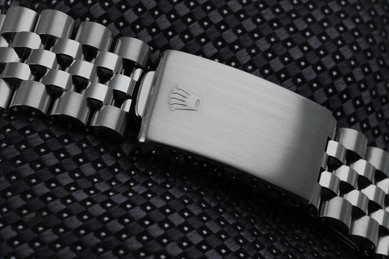 Rolex Datejust SS Grey Dial Classic + Lugs with Diamond Accent RT Watch ...