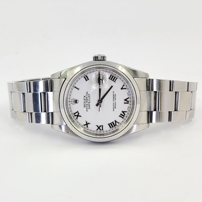 Rolex Datejust Steel Automatic Wristwatch For Sale at 1stDibs