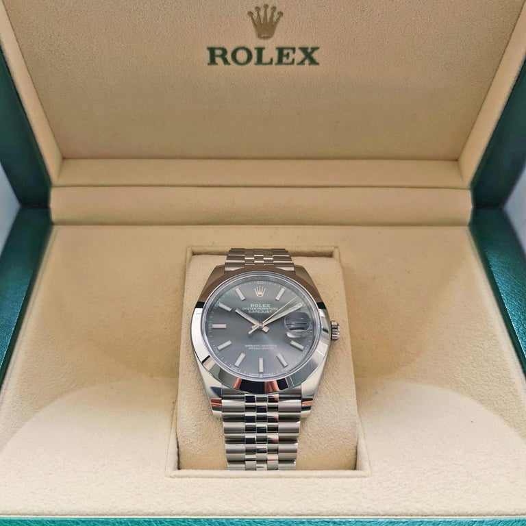 Rolex Datejust 41, 126300-0008, UNWORN Watch, 2022, B+P For Sale at 1stDibs