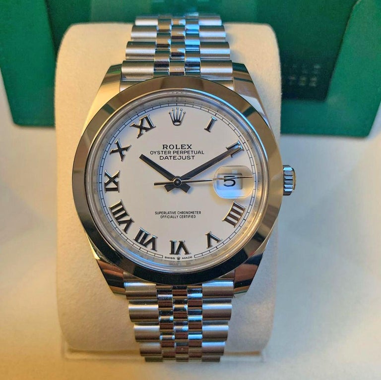 Rolex Datejust 41, 126300-0016, UNWORN Watch, 2022, B+P For Sale at 1stDibs