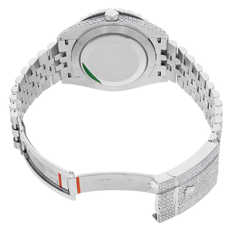 Rolex Datejust 41 126300 Custom Diamonds 20Ct White Stick Dial ...