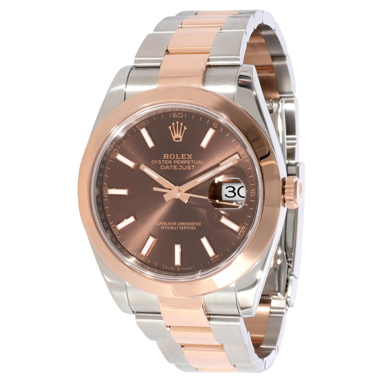 Rolex Datejust 41 126301 Men's Watch in Stainless Steel/Rose Gold For ...