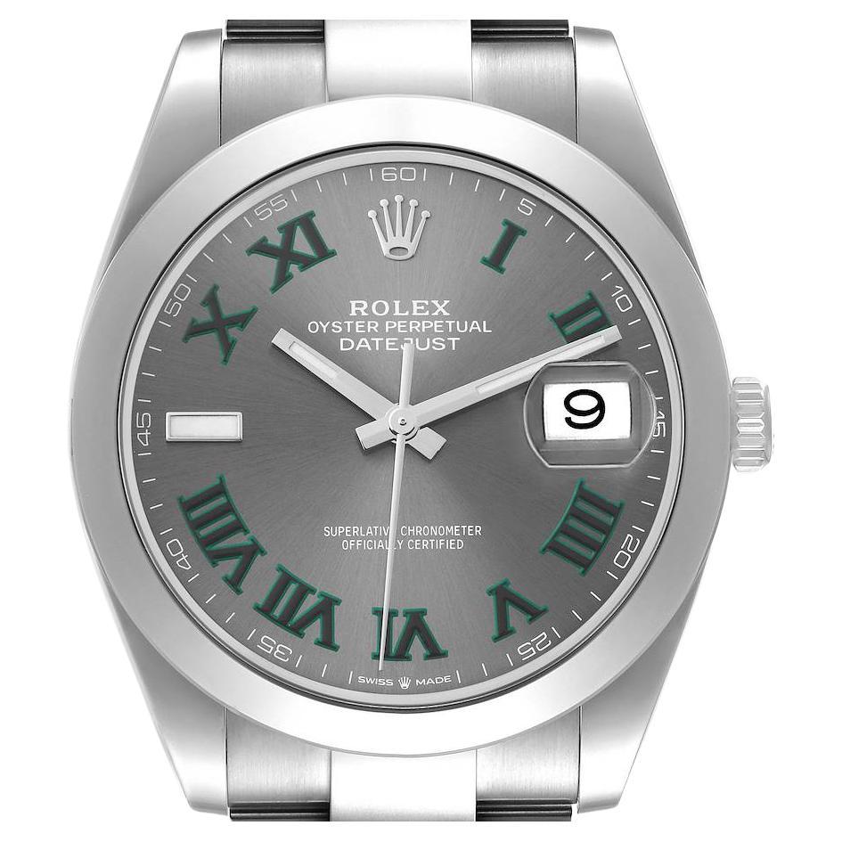 Rolex Wimbledon Datejust Oyster Bracelet Model 126300 at 1stDibs ...