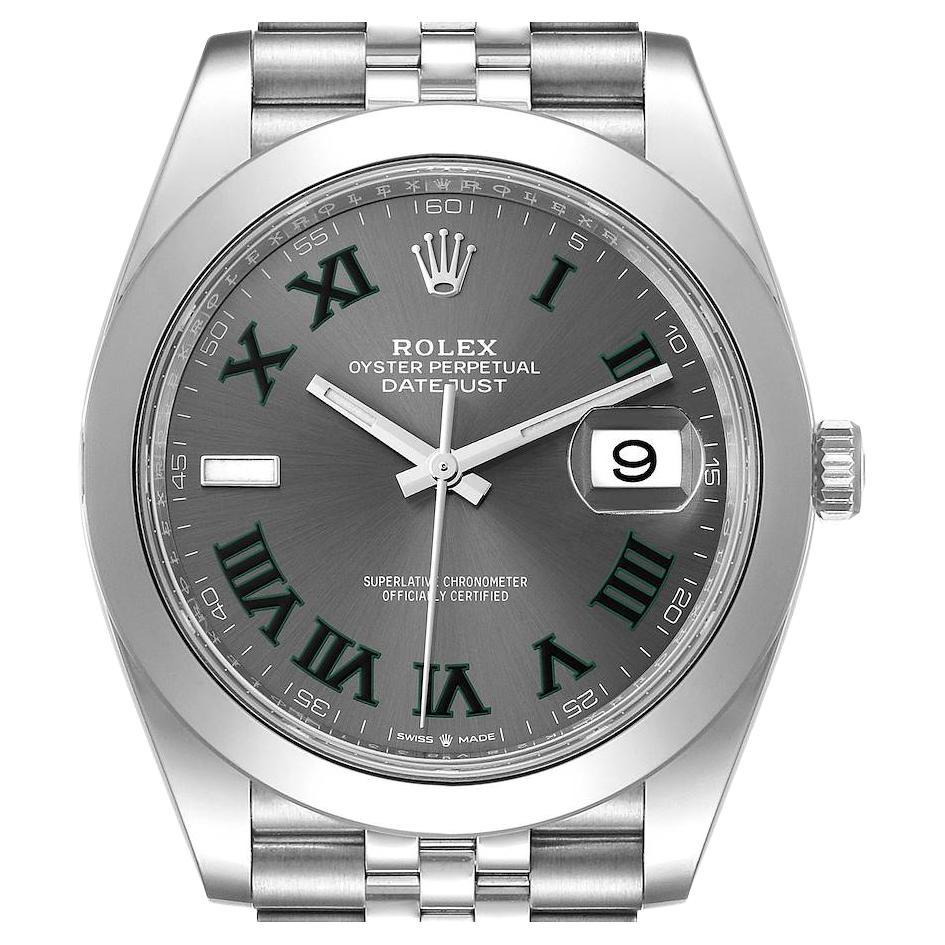 Rolex Wimbledon Datejust Oyster Bracelet Model 126300 at 1stDibs ...