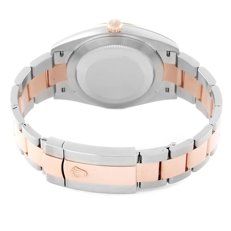 Rolex Datejust 41 Steel Rose Gold Diamond Dial Mens Watch 126301 Unworn ...