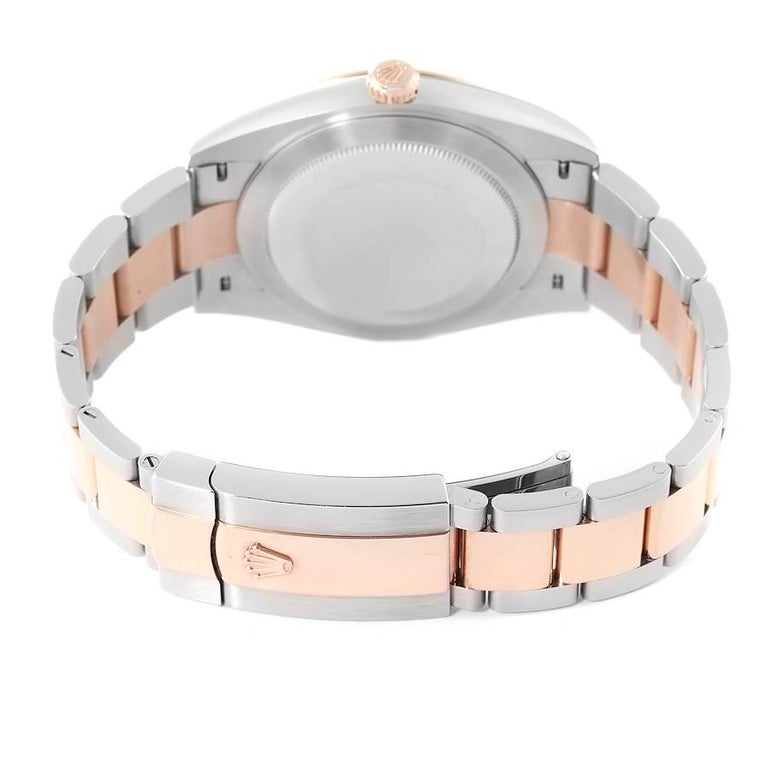 Rolex Datejust 41 Steel Rose Gold Sundust Dial Mens Watch 126301 Box ...