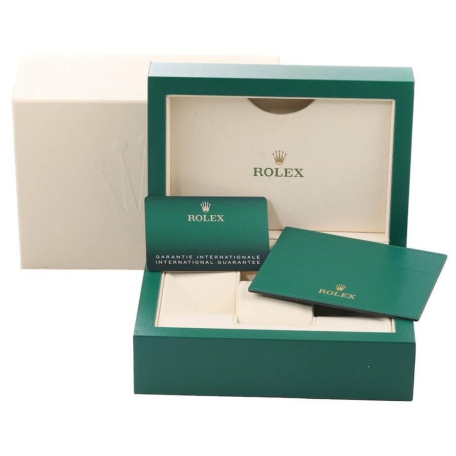 Rolex Datejust 41 Steel White Gold Blue Dial Mens Watch 126334 Box Card ...