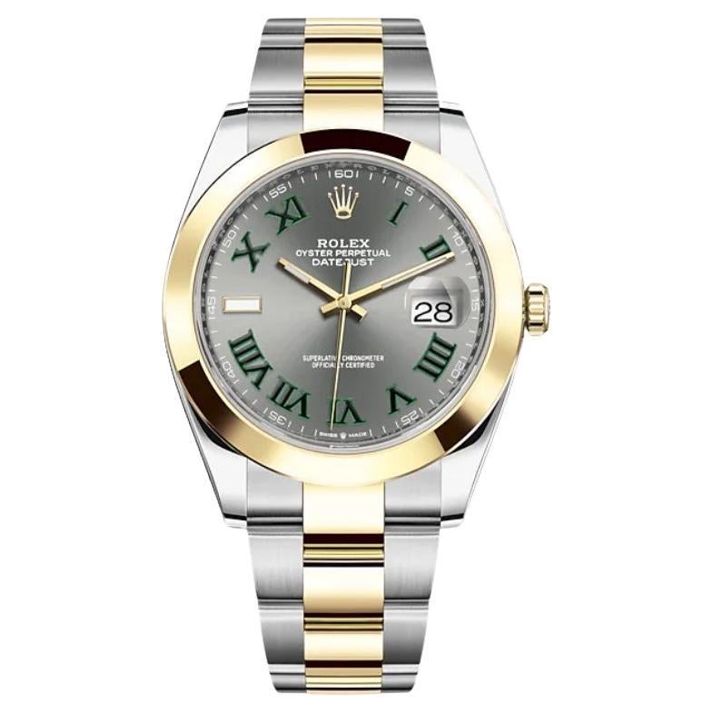 Rolex DateJust II 41 Jubilee Two-Tone Rose Gold and Stahl Wimbledon ...