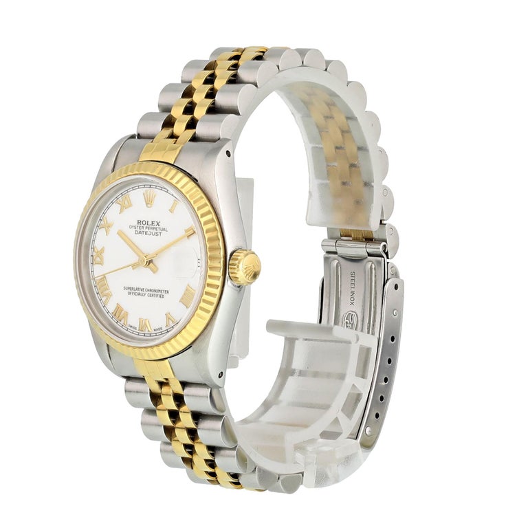 Rolex Datejust 68273 Midsize Watch at 1stDibs