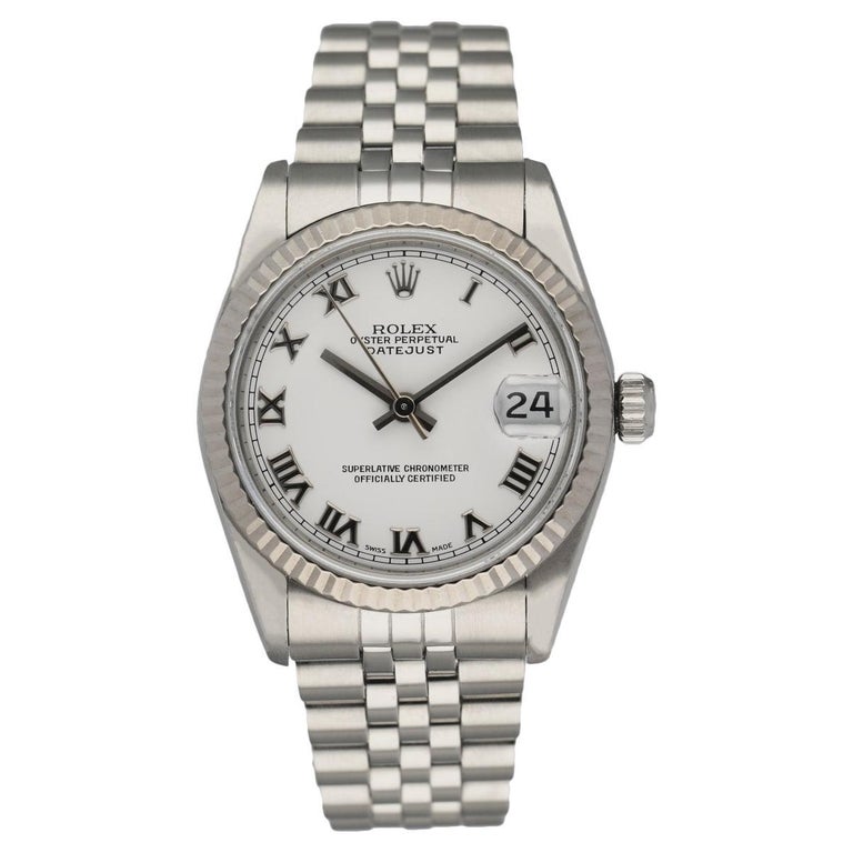 Rolex Datejust 68274 Stainless Steel Midsize Watch at 1stDibs