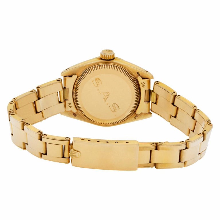 Rolex Datejust 6916, Gold Dial, Certified and Warranty at 1stDibs