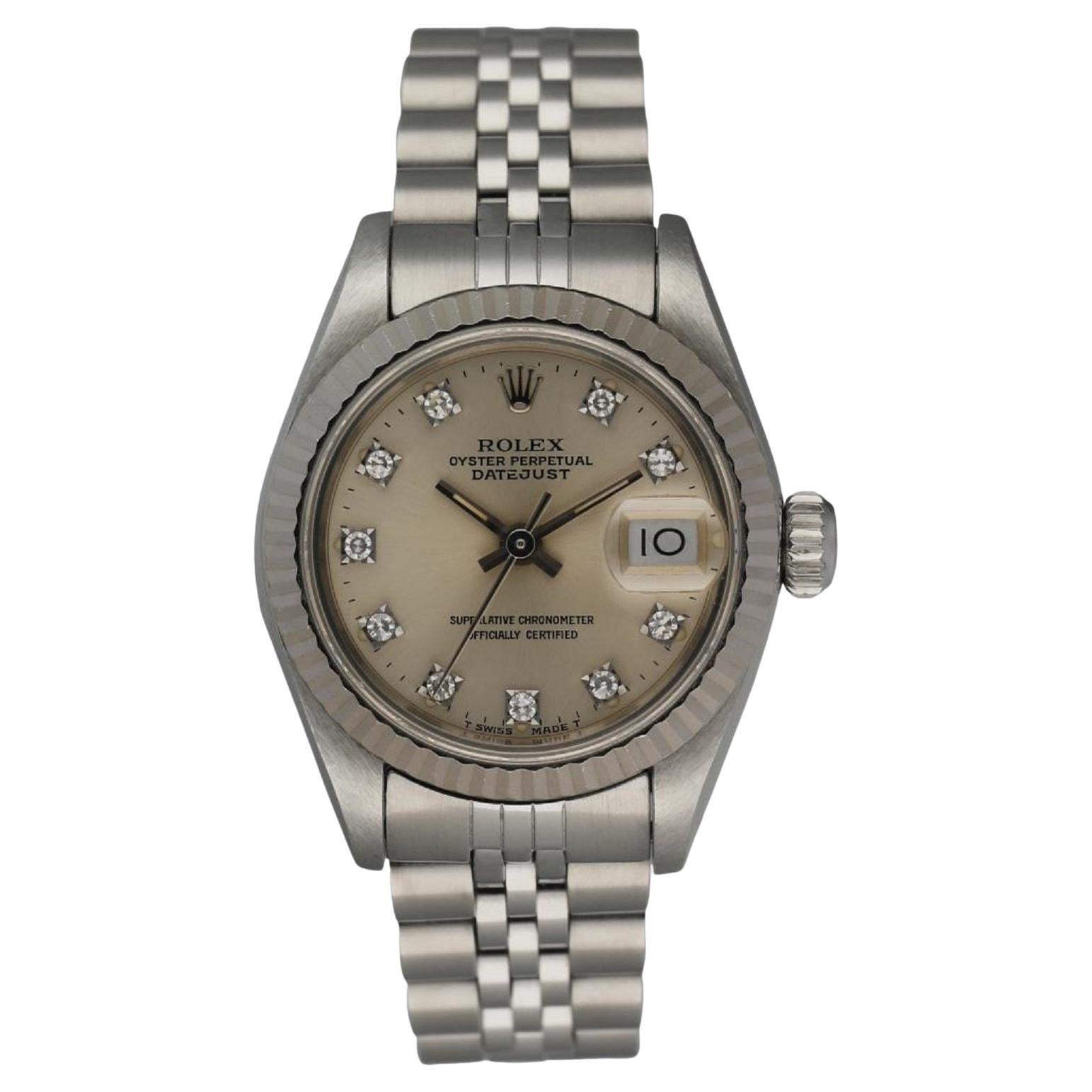 Rolex Datejust 3540, Brown Dial Certified Authentic For Sale at 1stDibs
