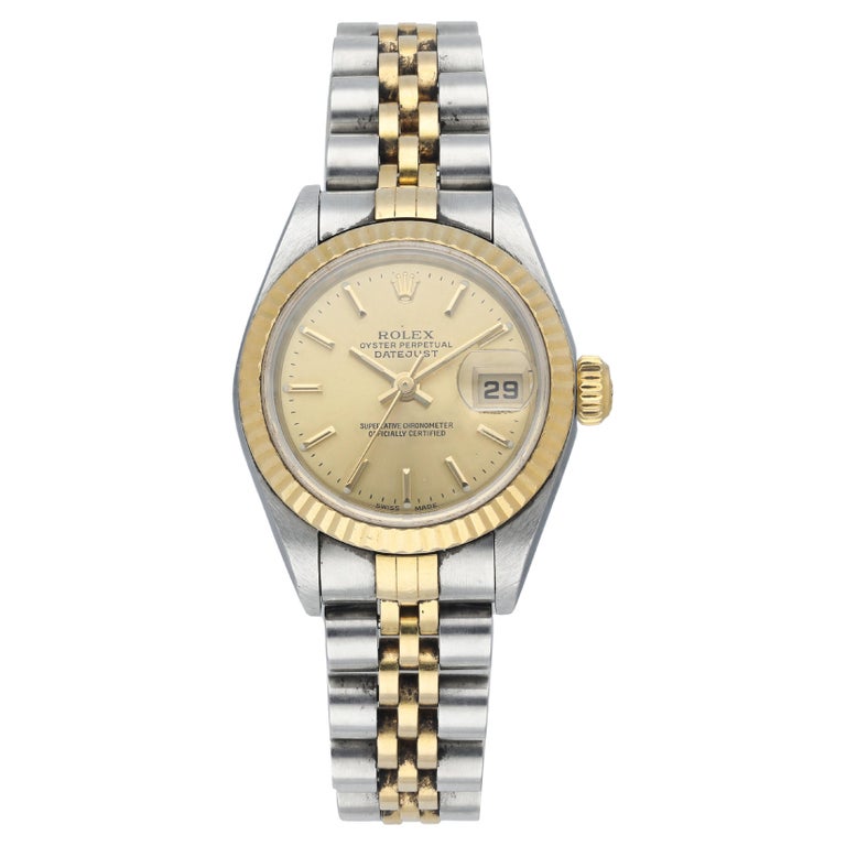 Rolex Datejust 79173 Ladies Watch Two Tone at 1stDibs