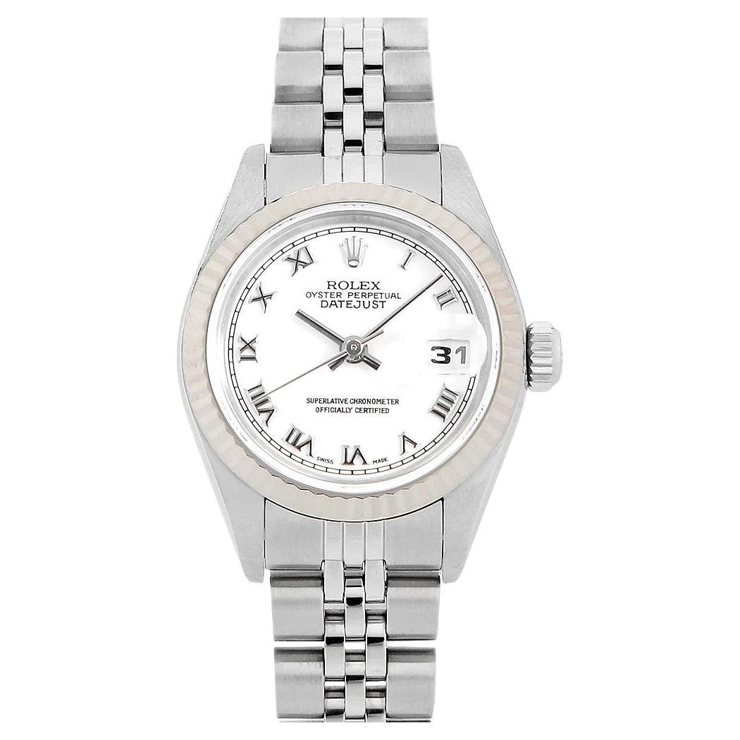 Rolex Datejust 79174NA White Shell Dial, F Series, Ladies' Pre-Owned ...