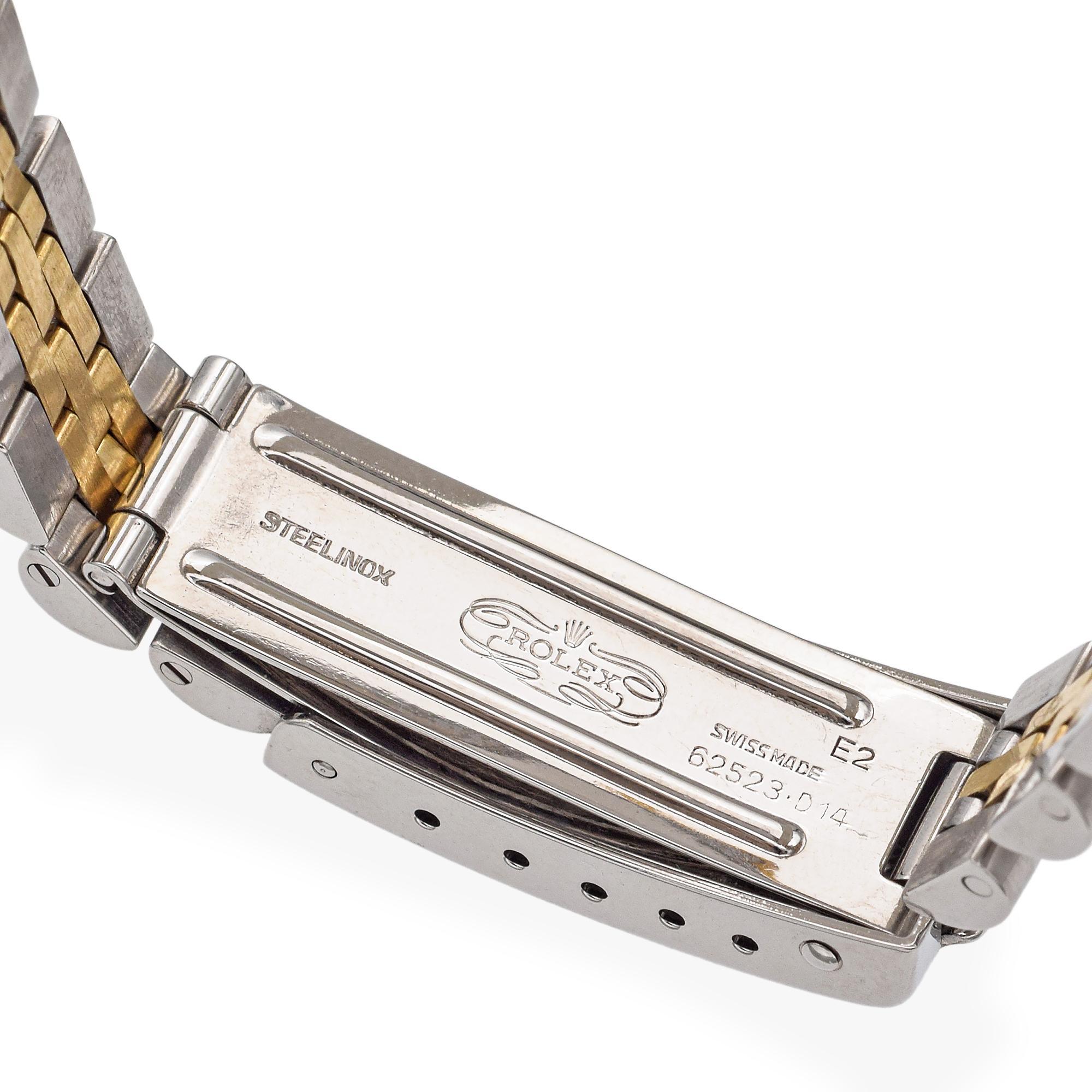 Rolex Datejust Chevy Diamond Dial Steel and 14K Gold Ladies Watch For ...