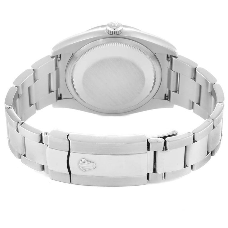 Rolex Datejust Diamond Dial Bezel Steel Mens Watch 116244 For Sale at ...