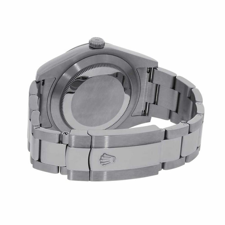 Rolex Datejust II Stainless Steel Silver Index Watch 116300 at 1stDibs ...