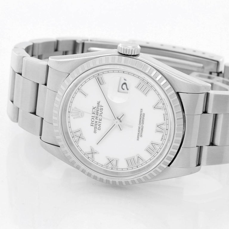 Rolex Stainless Steel Datejust Automatic Wristwatch, 16220 at 1stDibs