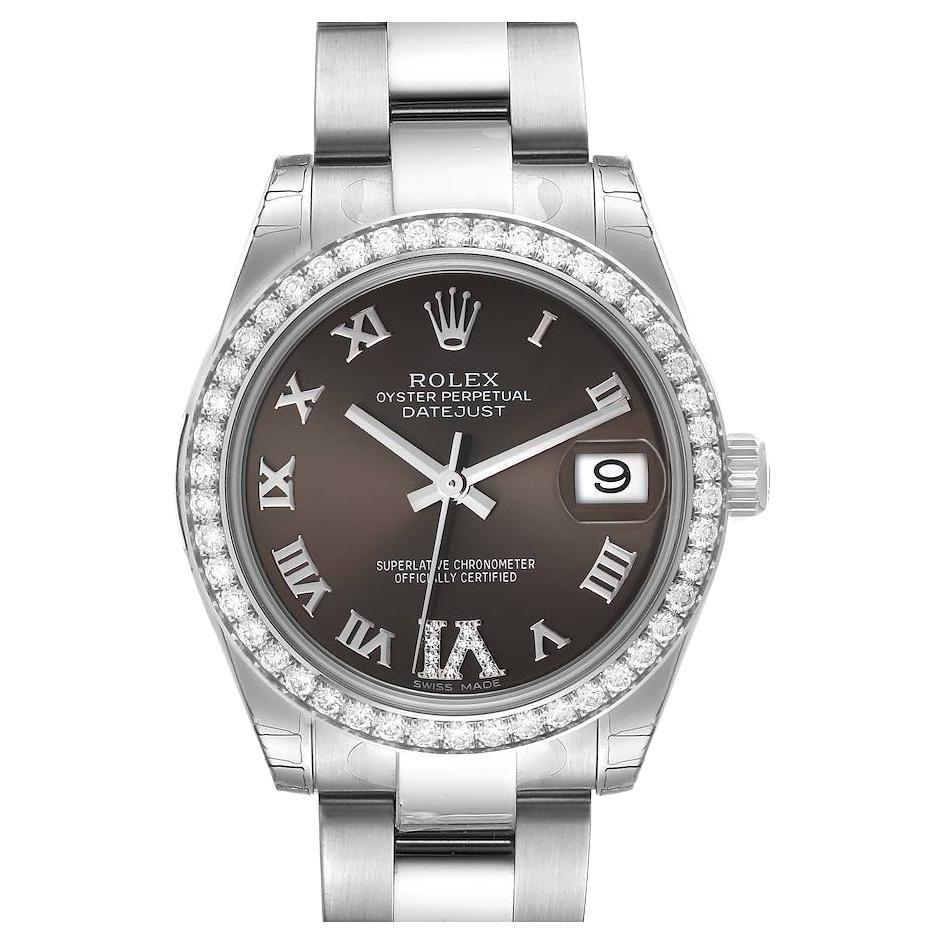 Rolex Datejust 31 Midsize Steel Yellow Gold Diamond Ladies Watch 278383 ...