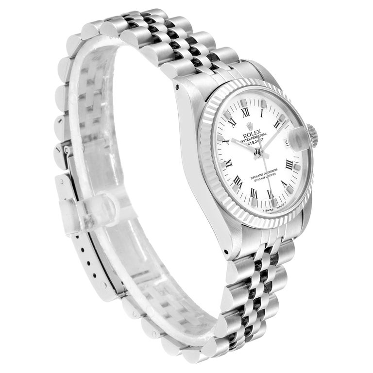 Rolex Datejust Midsize 31 Steel White Gold Ladies Watch 68274 For Sale ...