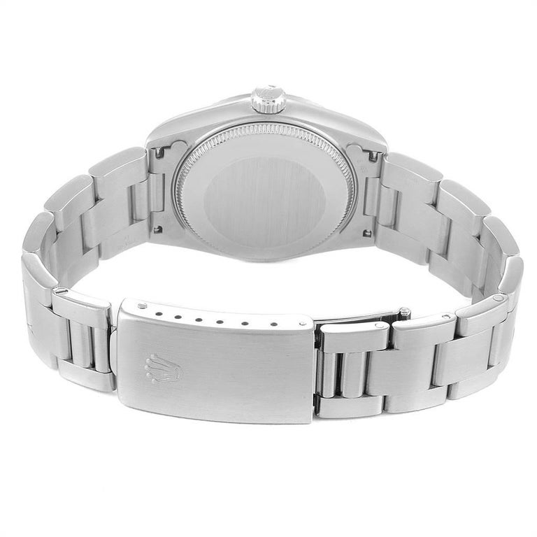 Rolex Datejust Midsize 31 Steel White Gold Silver Dial Ladies Watch ...