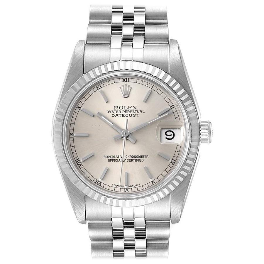 Rolex Datejust 31 Midsize Steel Everose Gold Diamond Ladies Watch ...