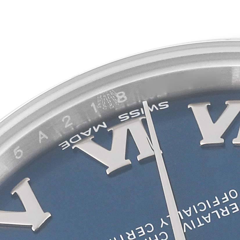 Rolex Datejust Midsize Steel Blue Roman Dial Ladies Watch 178240 Box ...