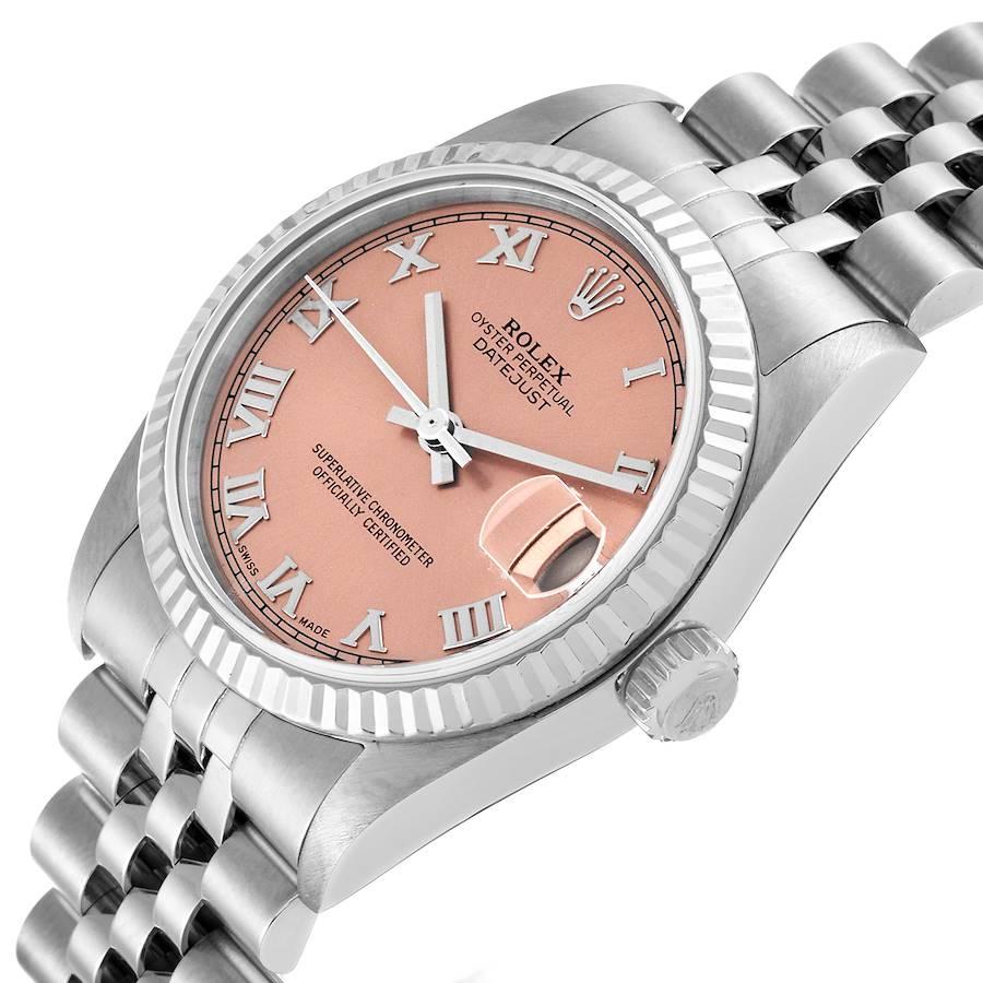 Rolex Datejust Midsize Steel White Gold Salmon Dial Watch 78274 For ...