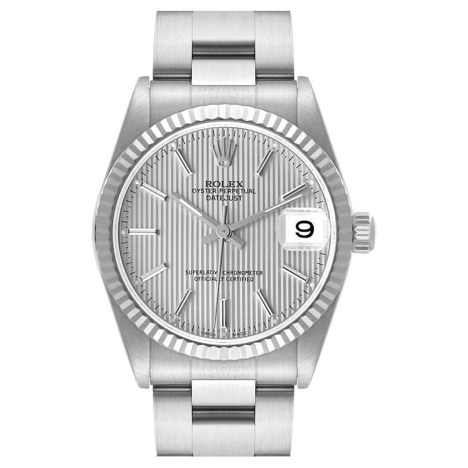 Rolex Midsize Stainless Steel Datejust Blue Dial Watch 78274 For Sale ...