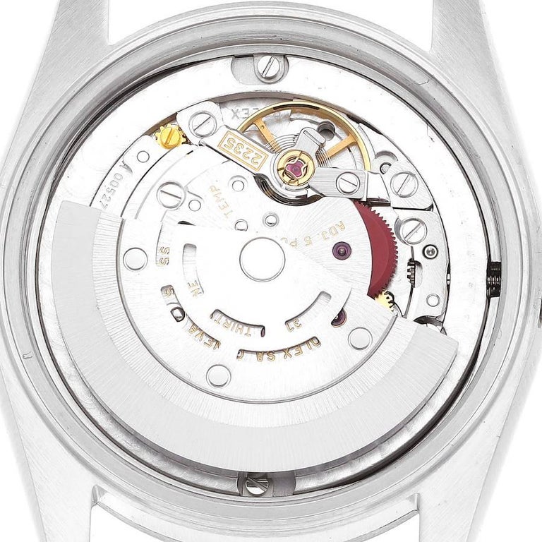 Rolex Datejust Midsize Steel White Gold White Dial Ladies Watch 78274 ...