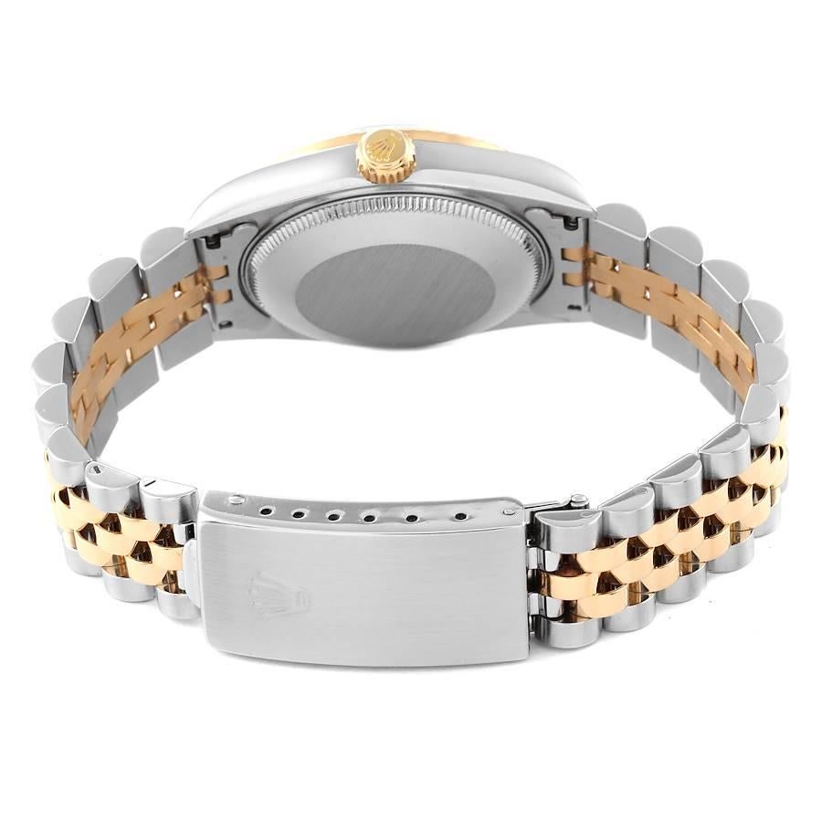 Rolex Datejust Midsize Steel Yellow Gold Diamond Ladies Watch 78273 For ...