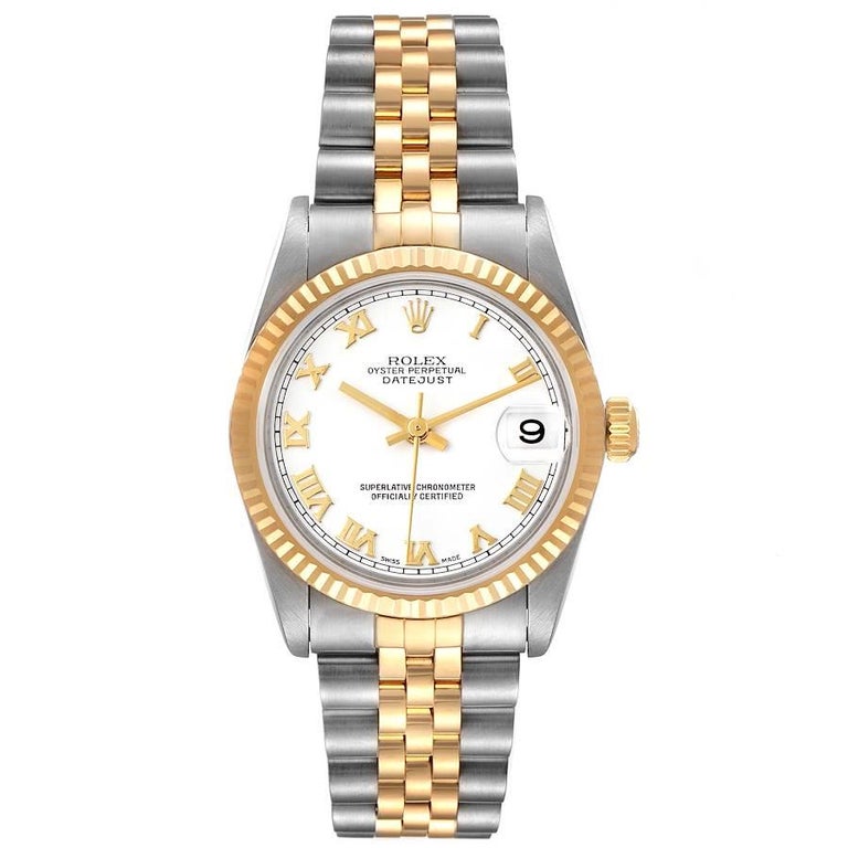 Rolex Datejust Midsize Steel Yellow Gold Ladies Watch 78273 For Sale at ...