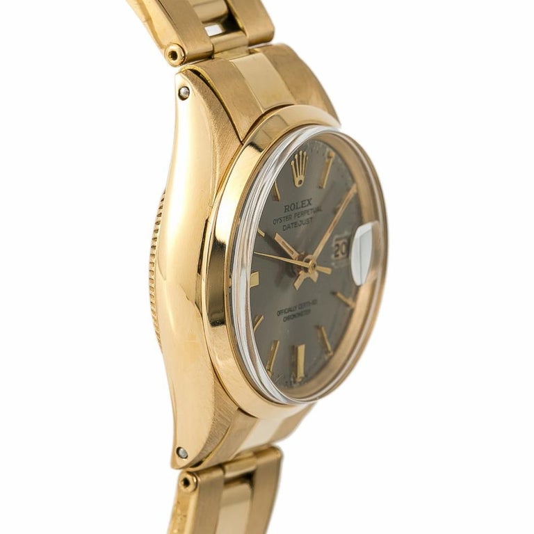 Rolex Datejust Oyster Bracelet 6516 Womens Quartz Watch 18 Karat