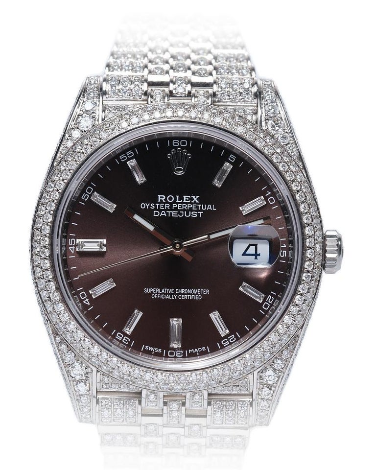 Rolex Datejust Oyster Perpetual Diamond Set 126300 Wrist Watch For Sale ...