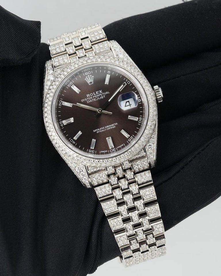 Rolex Datejust Oyster Perpetual Diamond Set 126300 Wrist Watch For Sale ...