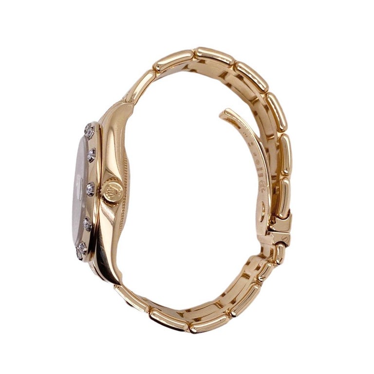 RARE Rolex Datejust Pearlmaster in 18k Yellow Gold and Diamonds REF ...