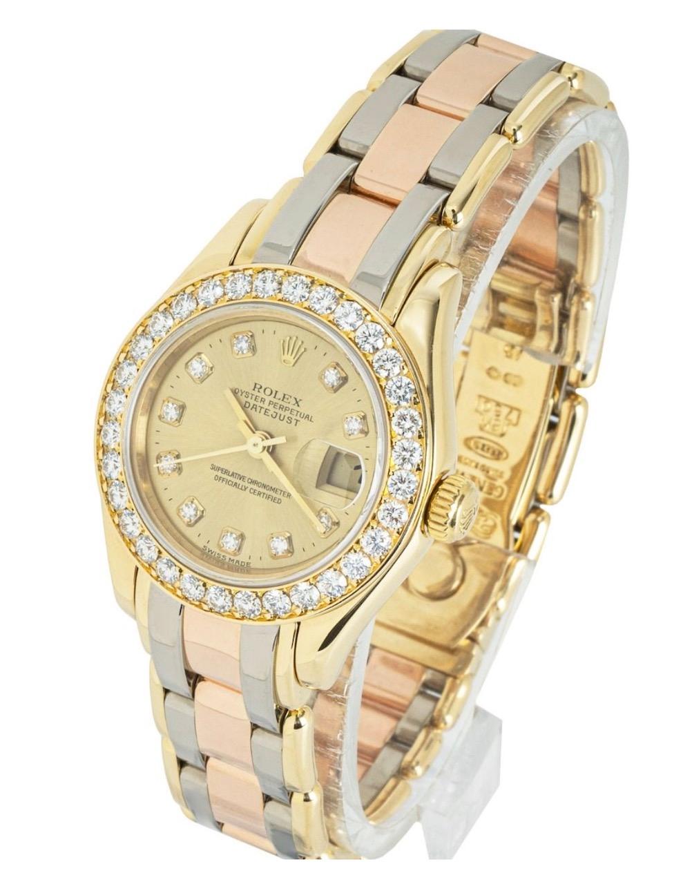 Rolex Datejust Pearlmaster Tridor 80298 at 1stDibs | rolex pearlmaster ...