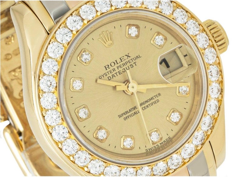 Rolex Datejust Pearlmaster Tridor 80298 at 1stDibs