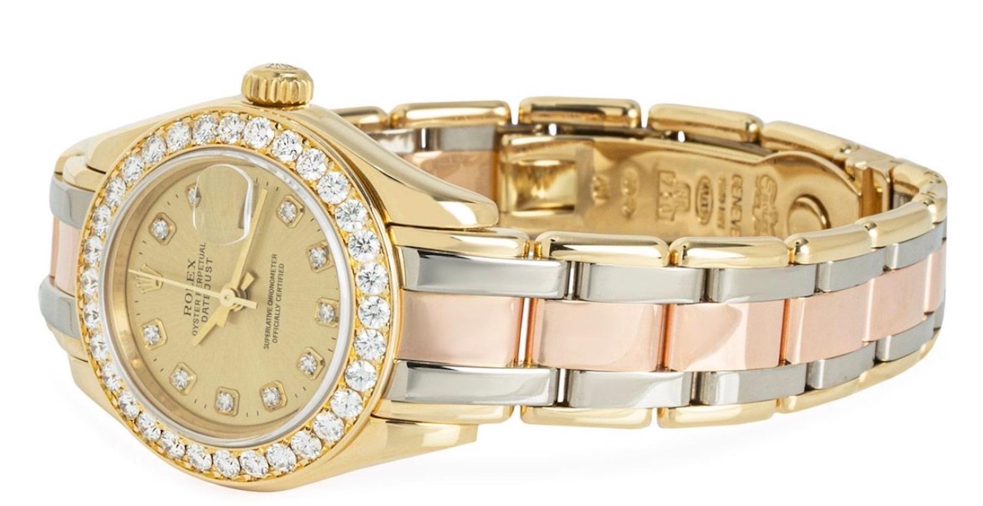 Rolex Datejust Pearlmaster Tridor 80298 at 1stDibs | rolex pearlmaster ...