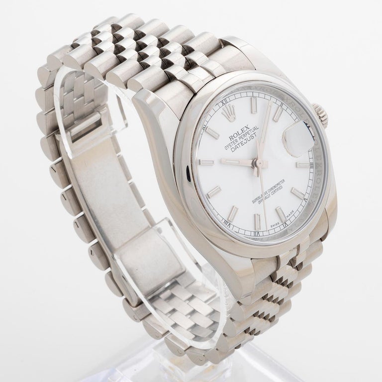 Rolex Datejust Ref 116200, Roulette Date Wheel, Full Set, Outstanding ...