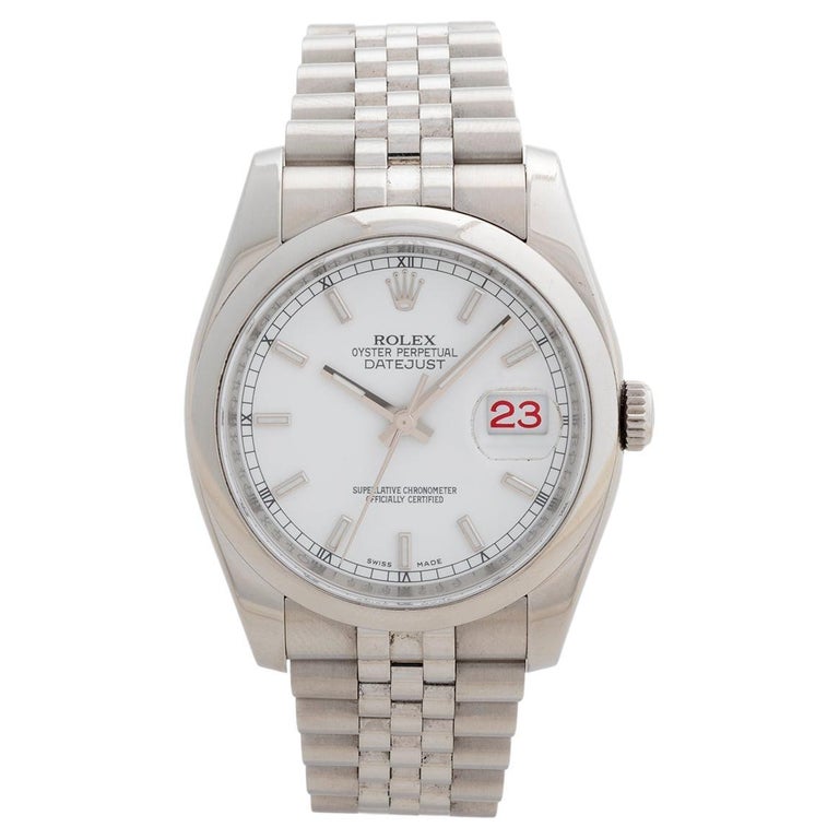 Rolex Datejust Ref 116200, Roulette Date Wheel, Full Set, Outstanding ...