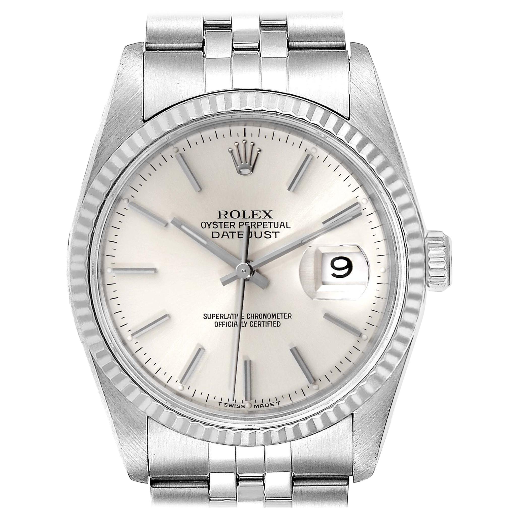 Mens Rolex Fluted Bezel - For Sale on 1stDibs