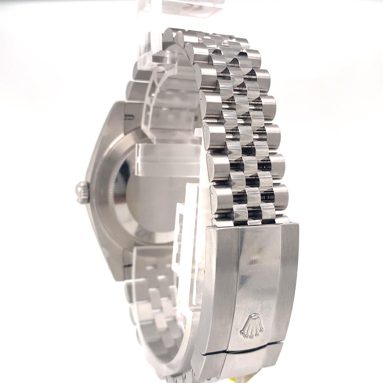 Rolex Datejust 41mm Smooth Silver Dial Jubilee 126300 Stainless 2021 ...