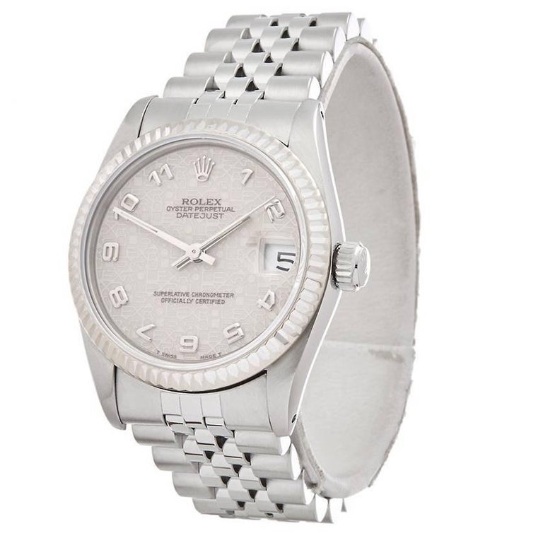 Rolex Datejust Stainless Steel Women's 68274 at 1stDibs