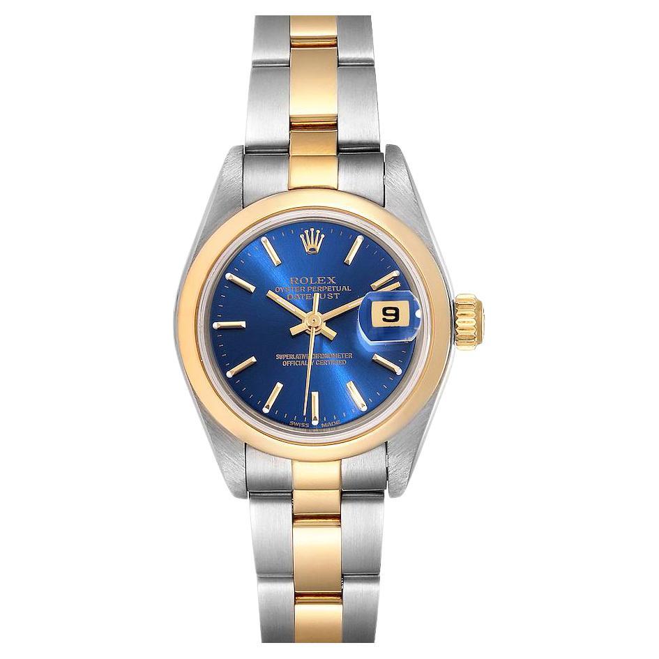 Rolex Onyx Dial Gents 18K Gold Datejust Watch Ref 16018 For Sale at 1stDibs