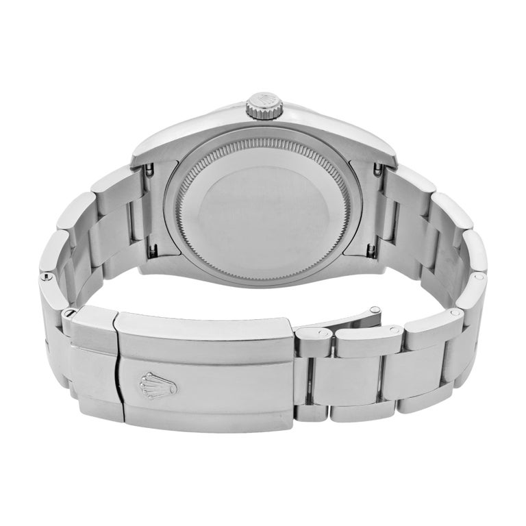 Rolex Datejust Steel Diamond Bronze Wave Dial Automatic Unisex Watch ...